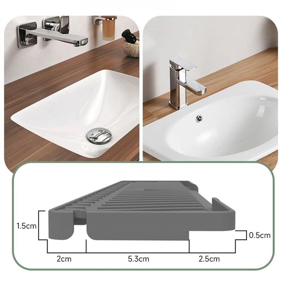Slope Design Silicone Sink Mat 17 7 Inches Perfect for Any Kitchen ...