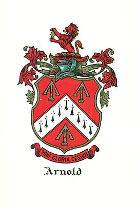 Great Coat of Arms Arnold Family Crest genealogy, would look great ...