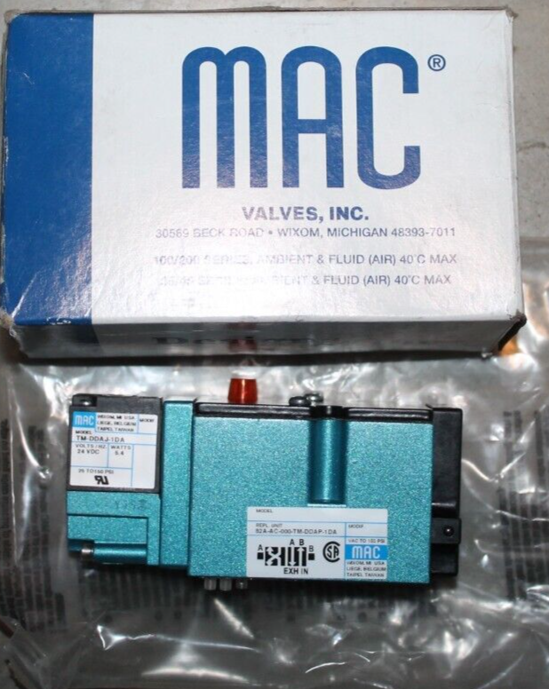 MAC 82A-AC-000-TM-DDAP-1DA Solenoid Valve - Blue for sale online | eBay