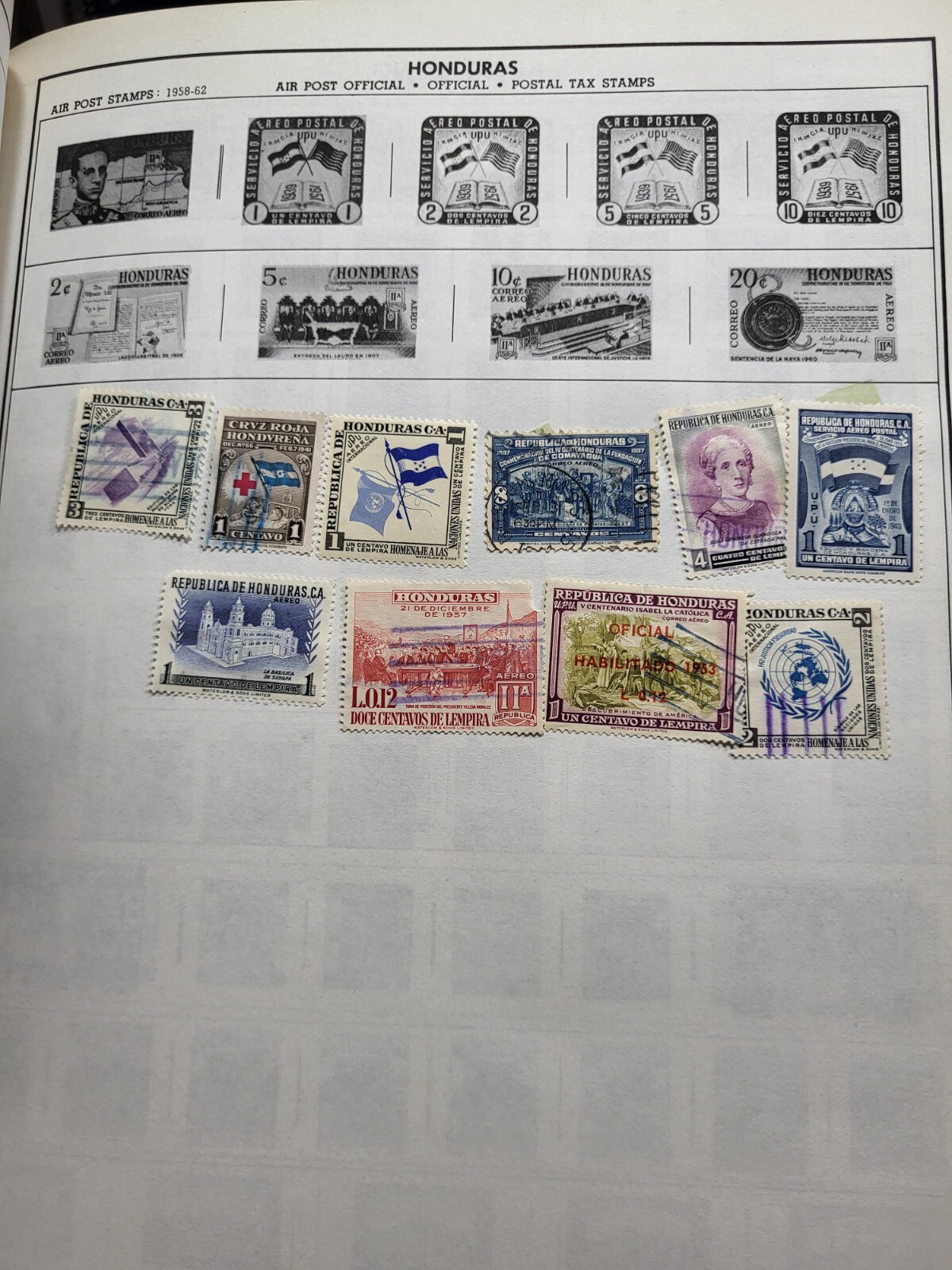 Worldwide Stamp Collection In Huge HE Harris Citation Stamp Album Book ...