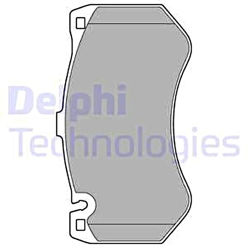 DELPHI Disc Brake Pad Set For MERCEDES C218 W212 W218 09- 0064200720 | eBay