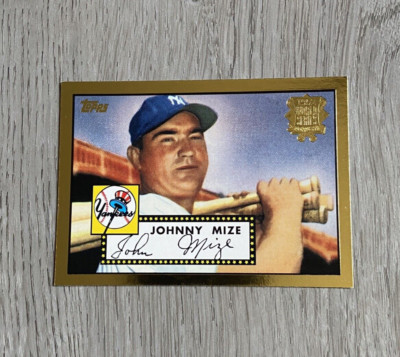 2001 MLB Topps 'World Series Reprints' | Johnny Mize | #52R-5 | New ...