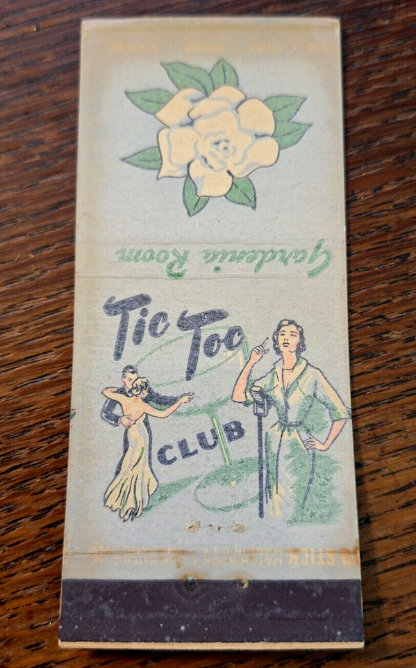 Vintage Matchbook: Tic Toc Club, Milwaukee, WI | eBay