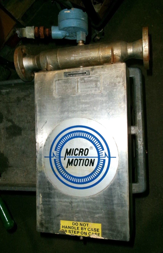 MICROMOTION MASS FLOW SENSOR DS150S141SU FE-4702 1-1/2" METER TYPE 6 ...