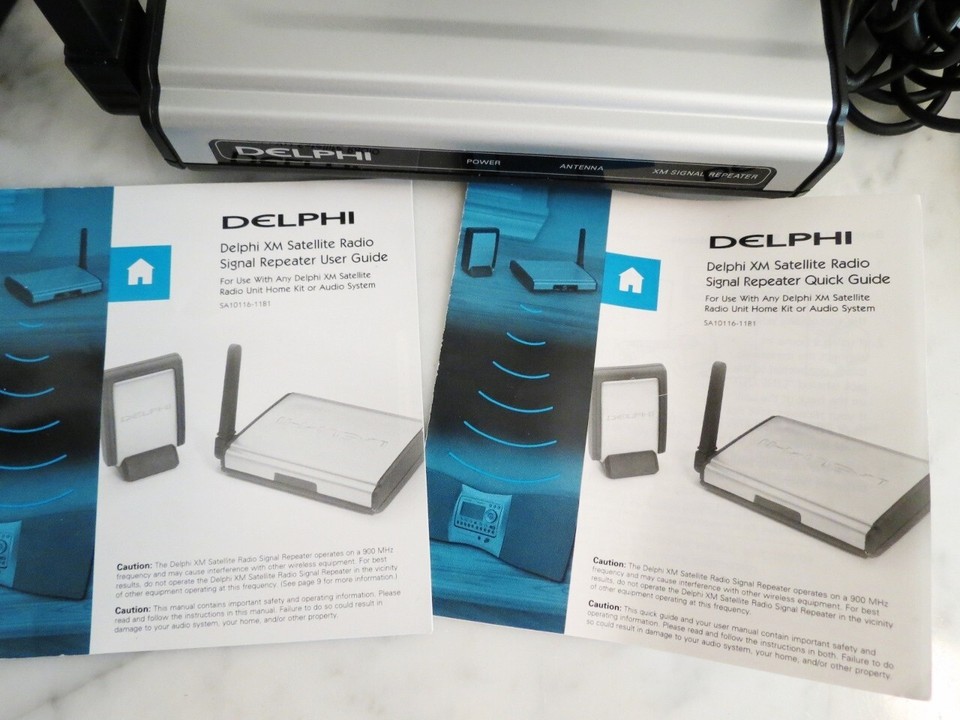 Delphi Signal Repeater & Antenna For XM Sirius Satellite Radio PLUS ...