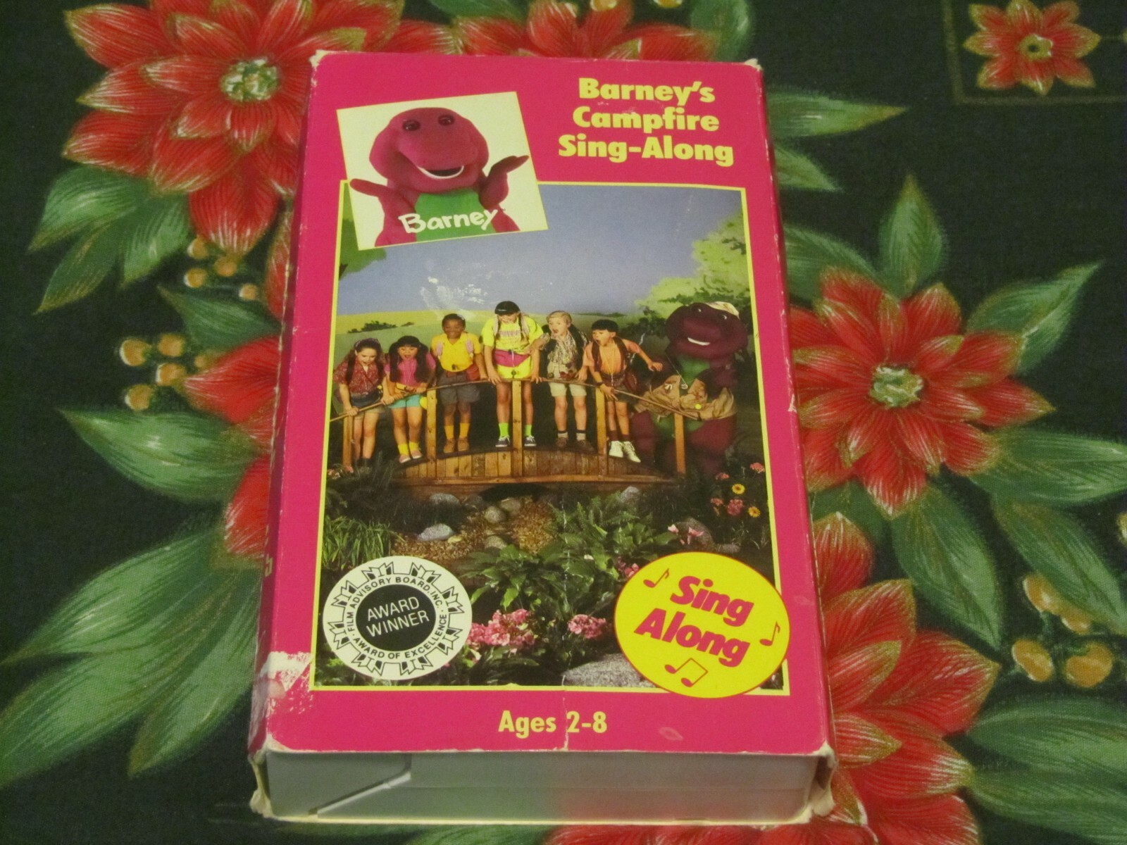 BARNEY'S CAMPFIRE SING ALONG~LUCI~TINA~DEREK~MICHAEL~VHS~TESTED ...