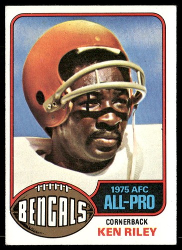 Ken Riley 1976 Topps #510 Cincinnati Bengals HOF | eBay