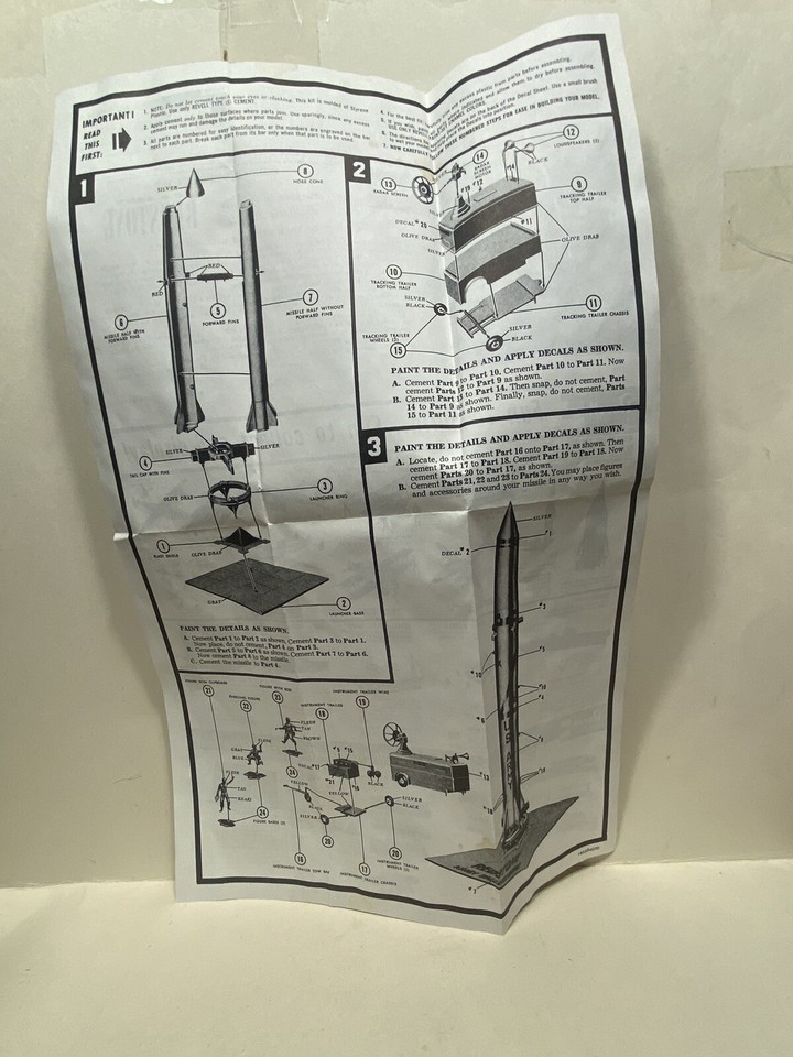 REVELL “US ARMY REDSTONE ROCKET” MODEL KIT | eBay