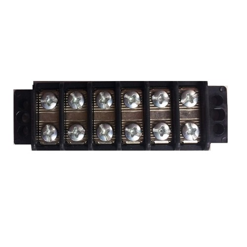 COOPER TB200-06SP TERMINAL BLOCK BARRIER 2ROW 6POS 22-12AWG (10 pieces ...
