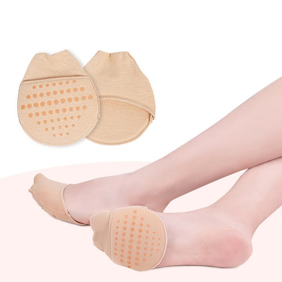 2 Pair Anti-slip Front Foot Mat Forefoot Pad Woman Miss Toe Toppers ...