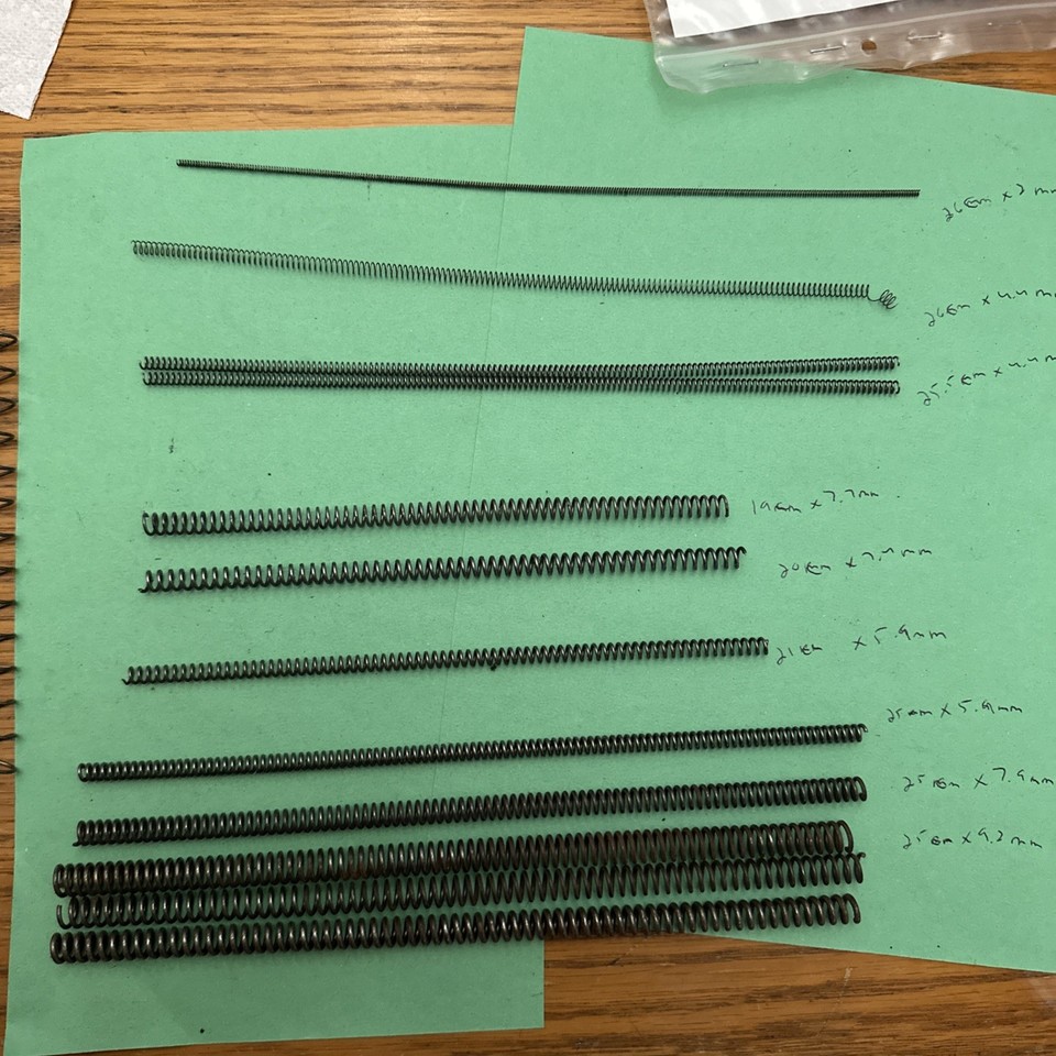 Large Lot Gun Springs – Mauser Rifle, Remington 870, Pistol Mag Springs ...