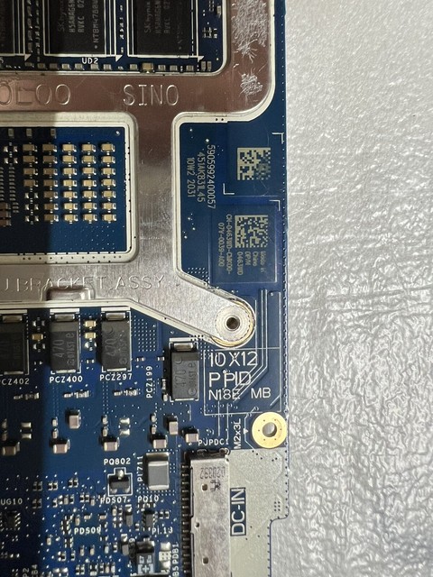 DELL ALIENWARE M17 R3 MOTHERBOARD i9 10980 5.3GHz RTX 2070 8GB LA-J521P ...