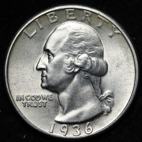 1936 Washington Silver Quarter GEM BU *UNCIRCULATED* MS E271 WYNC | eBay