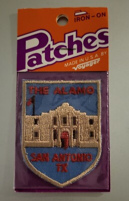 Vintage The Alamo San Antonio, TX Patches by Voyager Made in USA | eBay