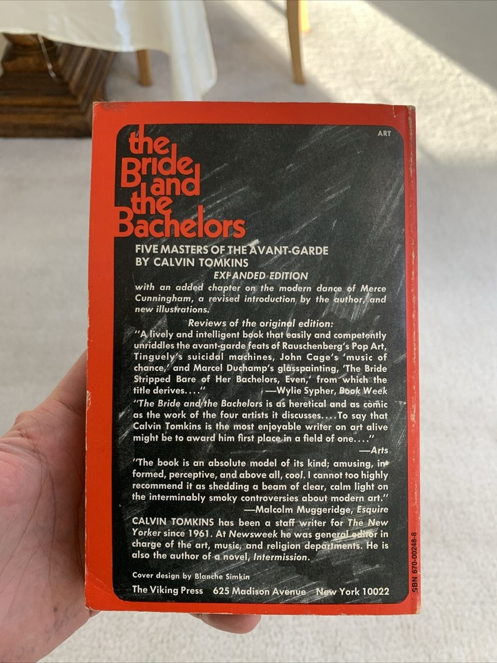 The Bride and the Bachelors: Five Masters of the Avant-Garde, Calvin ...