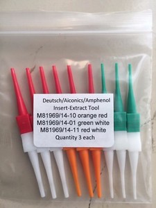Insertion Extraction Tool White:red,green, orange-red M81969/14-10; 14-11; 14-01 | eBay