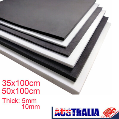 5mm 10mm Black EVA High Density Closed Cell Foam Sheet DIY 500x1000mm ...