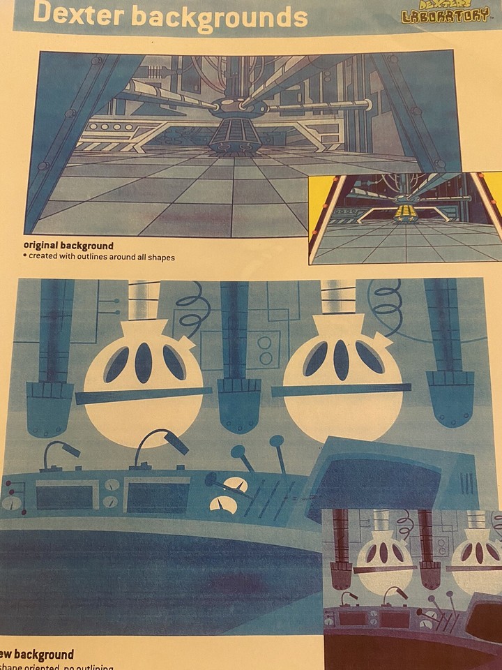 Cartoon Network - Dexter's laboratory Model Sheets & Style Guide | eBay