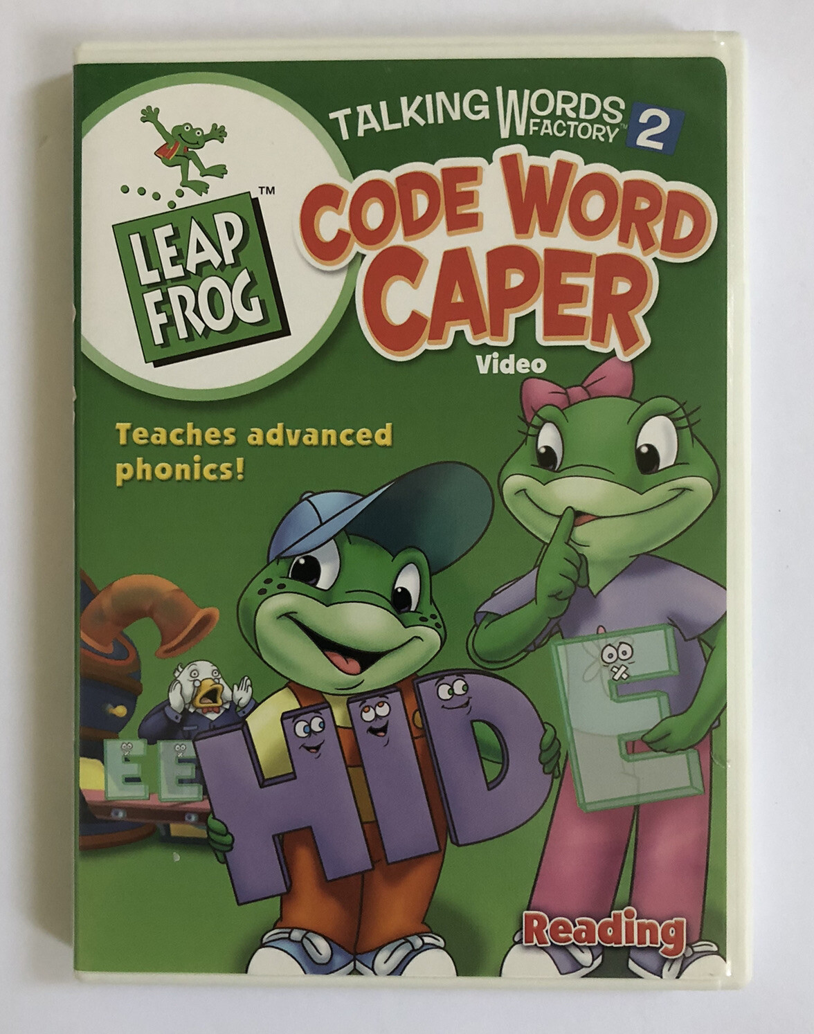 Leap Frog Talking Words Factory 2 - Code Word Caper (DVD 2004) Learning ...