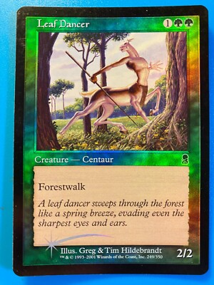 MTG 1x FOIL Leaf Dancer Odyssey Pauper Magic the Gathering Card x1 NM ...