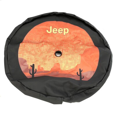 18-24 JEEP WRANGLER JL SPARE TIRE COVER DESERT THEME OEM NEW MOPAR ...