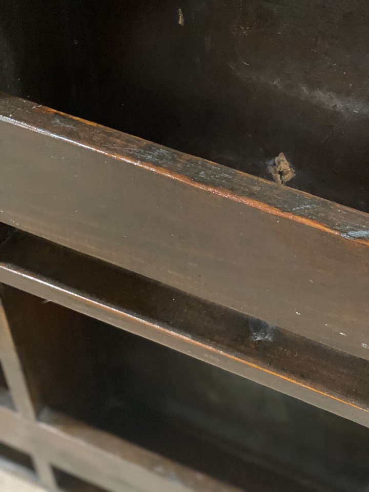 Antique Farmhouse Primitive Wood Wall Table Top Plate Kitchen Display ...