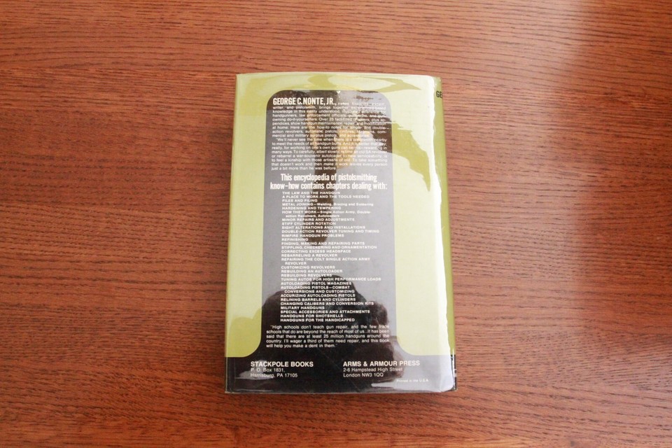 PISTOLSMITHING - BY GEORGE C. NONTE, JR. - BRAND NEW!! | eBay