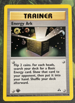 1st Edition Energy Ark 75/75 - Neo Discovery - Near Mint | eBay