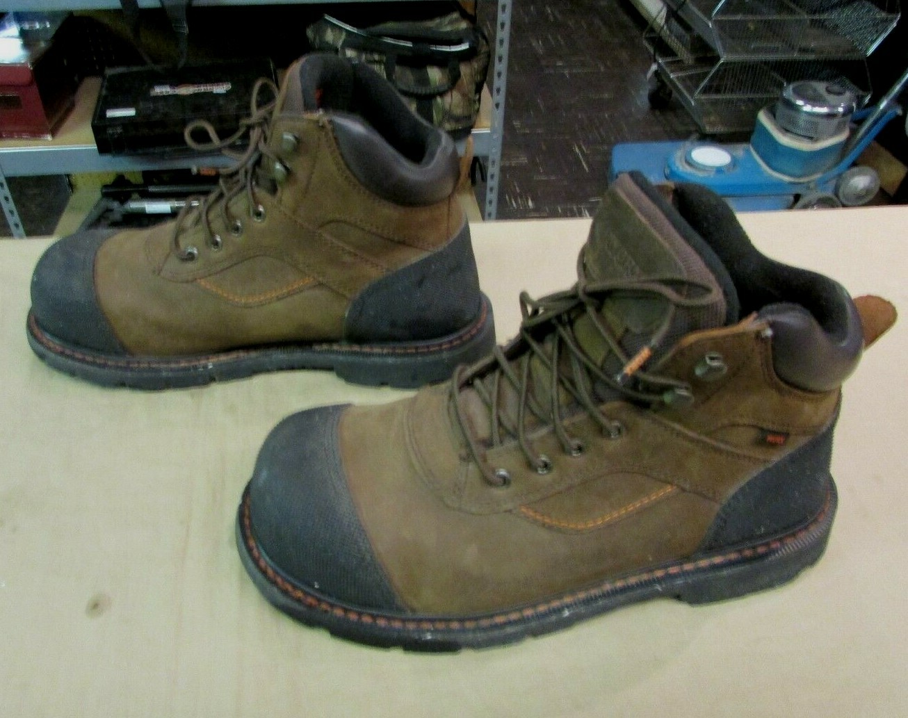 Worx X Red Wing Men's US 11 M Resistant Gravel Work Boot Brown 5906 EH ...