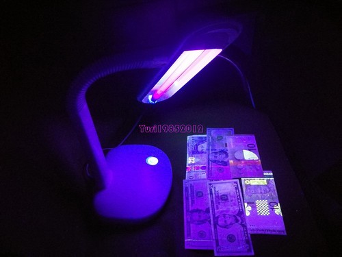 UV-A Longwave 352nm Ultraviolet Table Blacklight UV Lamp Fluorescence ...