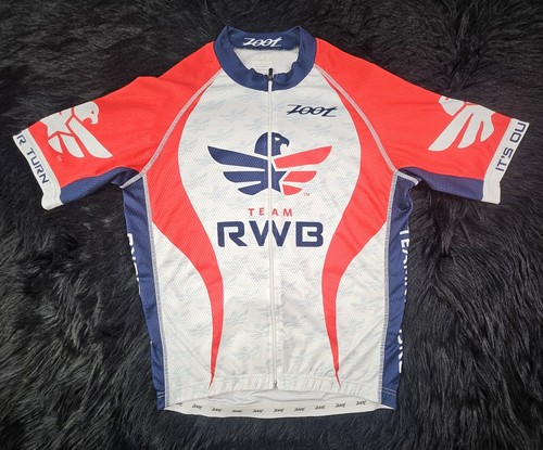 Zoot Cycling Jersey Team RWB Mens (S) | eBay