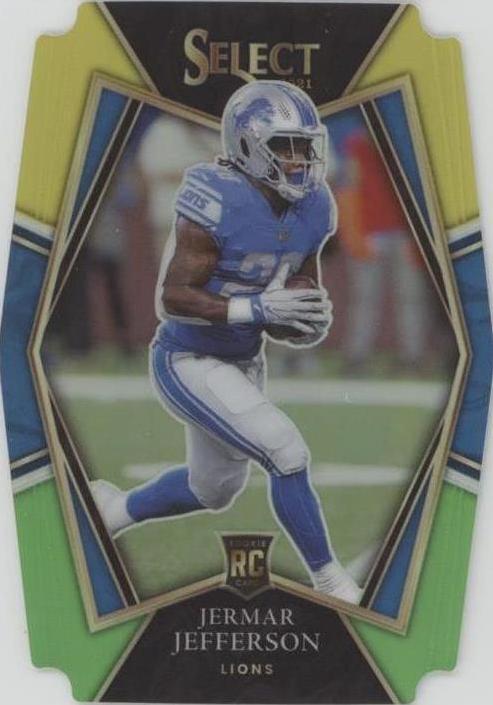 2021 Panini Select - Premier Level Jermar Jefferson #200 Green & Yellow ...