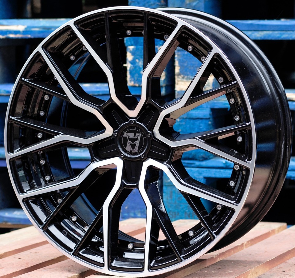 19"/Skoda Superb/Wolfrace 71 Munich GTR Custom/Black/Polished/8.5j ...