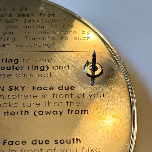 Sciencey PLANISPHERE Astronomy Tool Star Chart Night Sky Constellations ...