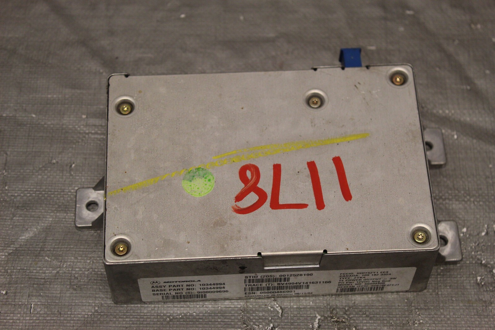 2005 Cadillac CTS-V SEDAN 5.7L Z06 LS6 OEM MOTOROLA ONSTAR MODULE UNIT ...