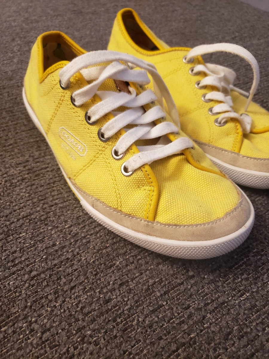 Yellow Coach Shoes Coach Runner In Mens Size 8 Shoes Yellow Beige