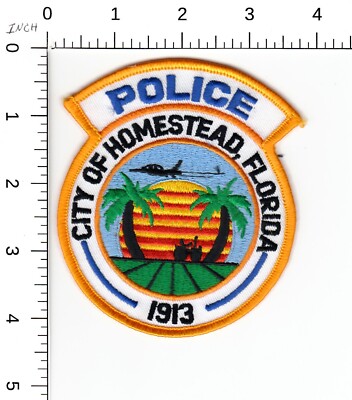 HOMESTEAD -- FLORIDA POLICE COLLECTIBLE PATCH | eBay
