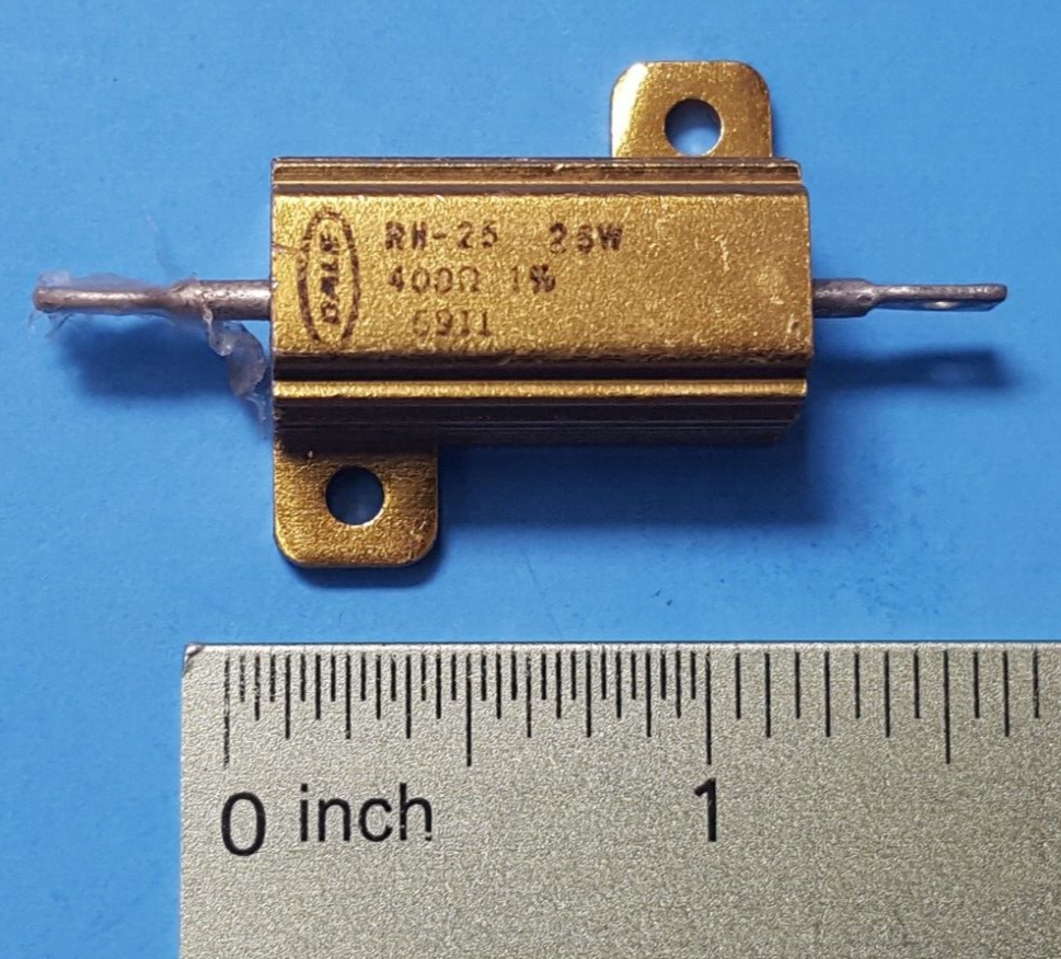 Power Resistor, RH-25 , DALE , 25W , 400 OHM , 25 W , 1% | eBay