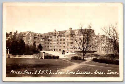 Ames~Iowa State College Friley Hall~Navy Boys Stay Here~USNTS~1944 RPPC ...