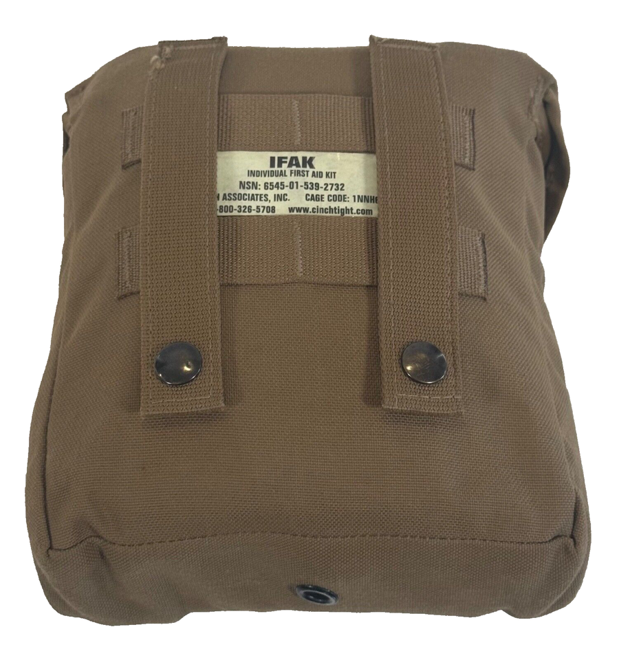 USMC IFAK Loaded First Aid Medical Kit Pouch Coyote Brown MARSOC Recon ...