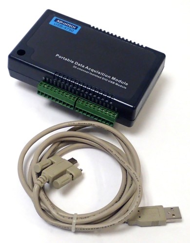 ADVANTECH USB-4750 32-CH ISOLATED DIGITAL DIO PORTABLE DATA ACQUISITION ...