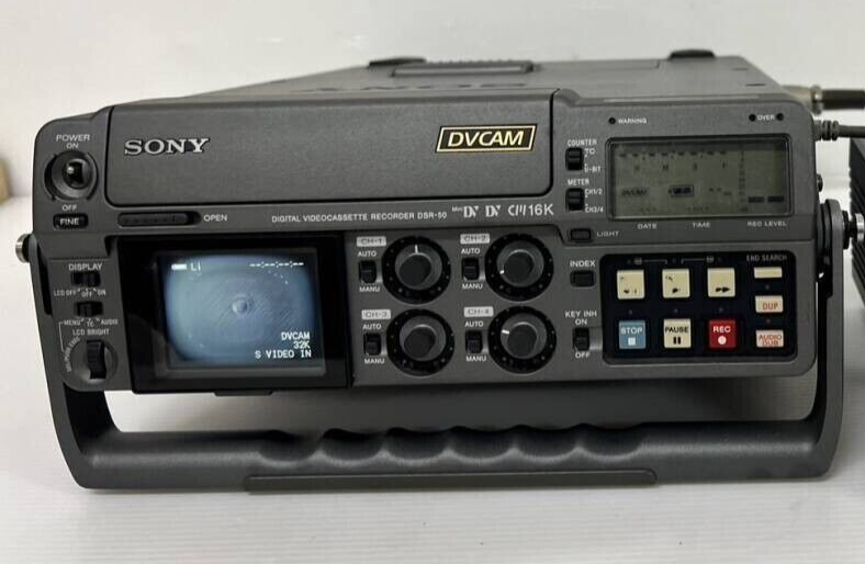 Sony DSR-50 Portable DV MiniDV DVCAM VCR Player Recorder VTR Tape Deck ...