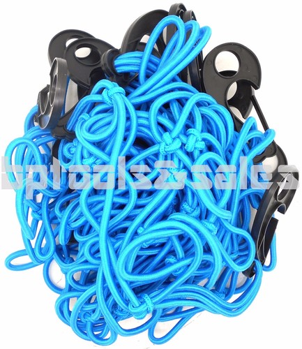 40" x 60" Truck Bed Cargo Net Elastic Bungee Stretch Mesh Nylon Hooks ...