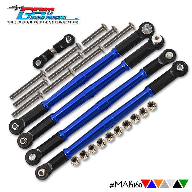 GPM Aluminum Alloy+S2 steel tie rod thickening set for ARRMA 1/8 KRATON ...