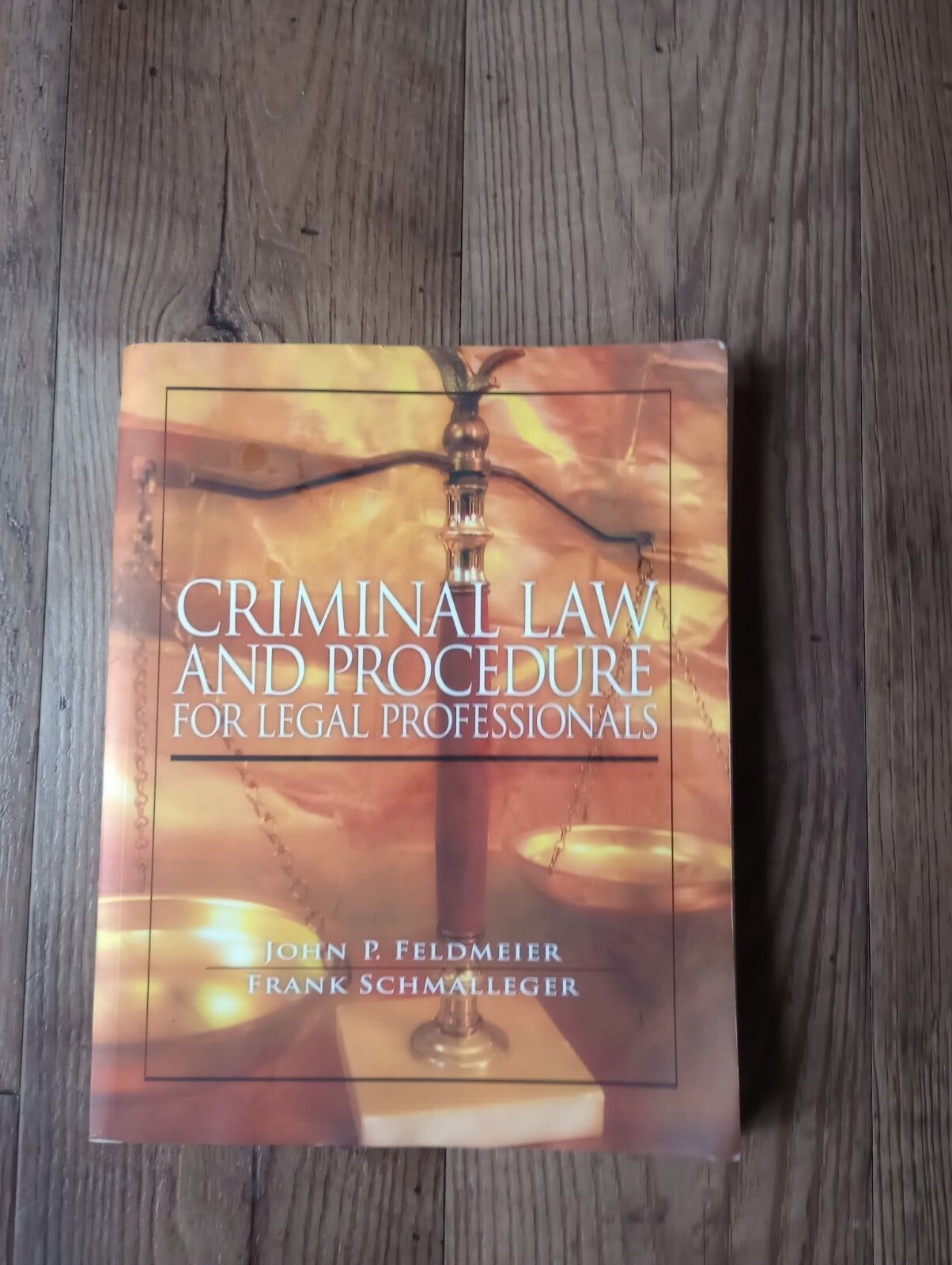 Criminal Law and Procedure for Legal Professionals by John Feldmeier ...