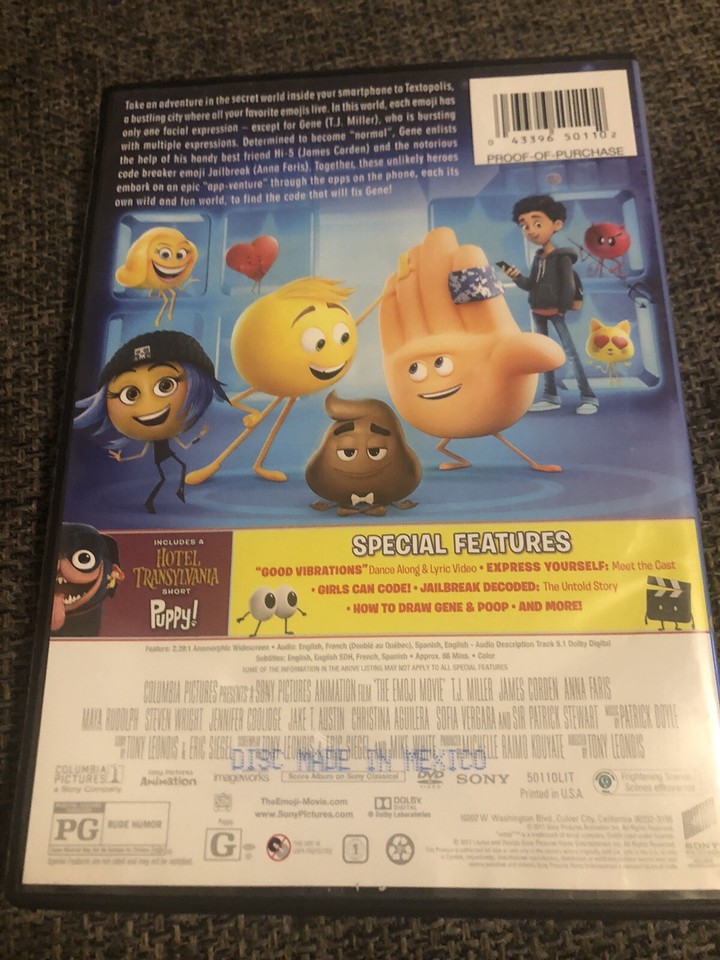 DVD-The Emoji Movie-MULTIPLE DVDs SHIP FREE!, SEE STORE!!! | eBay