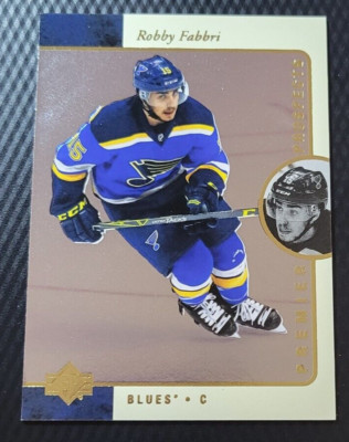 2015-16 SP Authentic 1995-96 Retro ROBBY FABBRI St Louis Blues PREMIER ...
