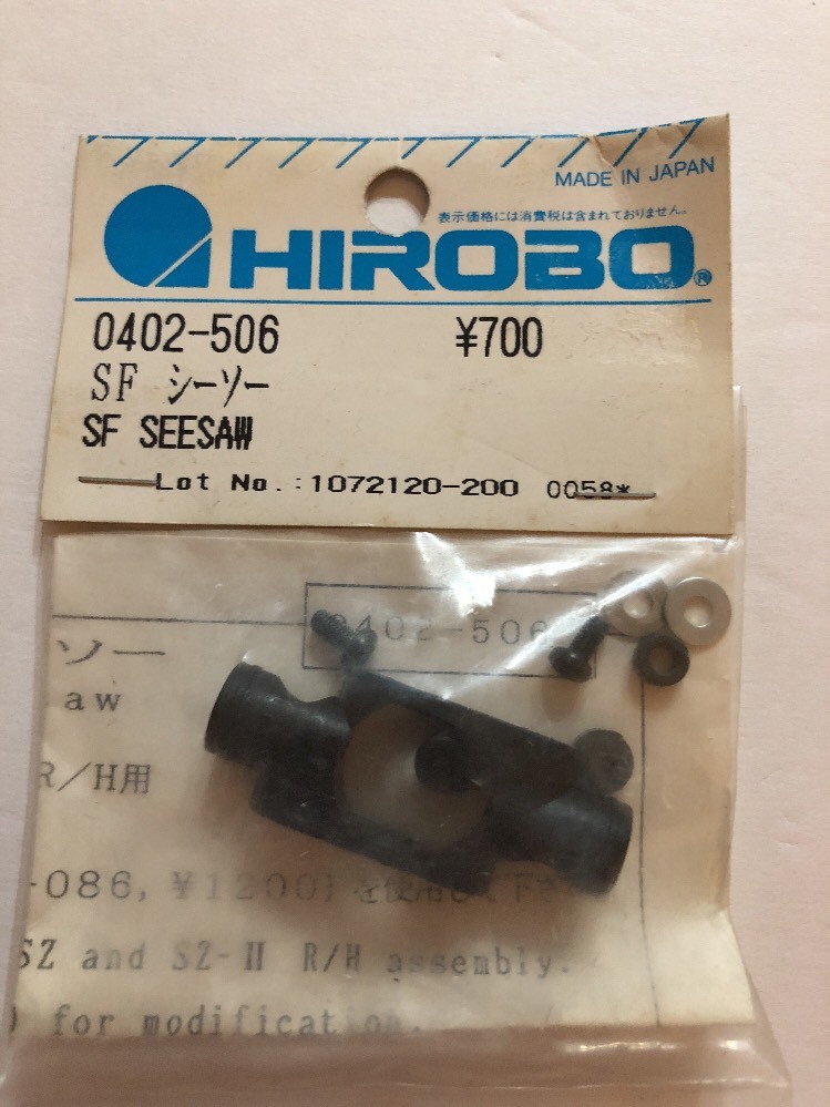 HIROBO 0402-506 SHUTTLE Z ZX ZXX HELICOPTER RC SF SEESAW | eBay