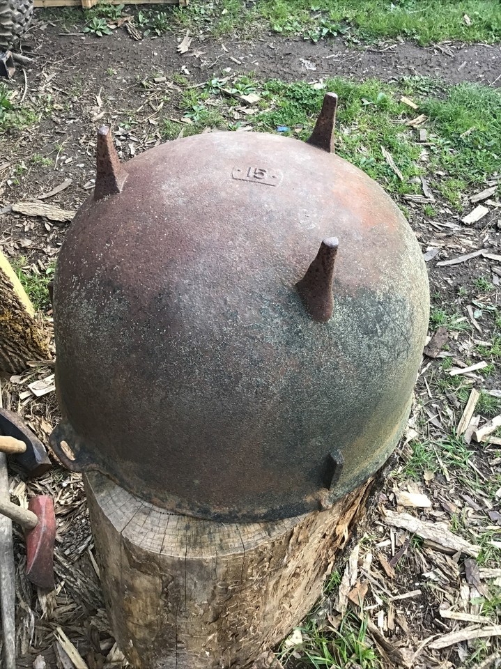 Antique Giant three legged Cast Iron Cauldron Pot | eBay