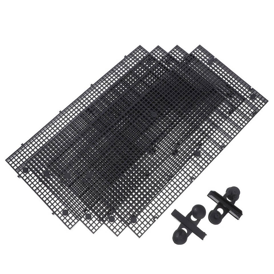 4 Pcs Fish Tank Grid Aquarium Divider Mesh Net Cover Isolation Board ...